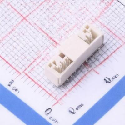 China Compact Vertical SMT Connector 1.25mm Pitch JUSHUO GH125-S09CCA-00 with Latch and RoHS Certification for sale