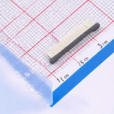 China FPC FFC Connector 0.8mm Pitch Horizontal Insertion Top Entry Pull Tab Locking JUSHUO AFC08-S20FCA-00 for sale
