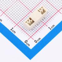 China Durable 1.25mm Pitch Vertical SMT Connector JUSHUO GH125-S08CCA-00 with Latch and RoHS Certification for sale