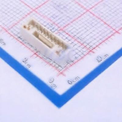 China Horizontal SMT connector latch 1.25mm pitch JUSHUO GH125-S09DCA-00 rated current 1.0A AC DC and ROHS certification for sale