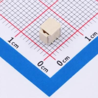 China PCB connector JUSHUO SHB10-S03CCA-00 with phosphor bronze contacts and LCP UL94V0 base rated voltage 150 volts AC DC for sale