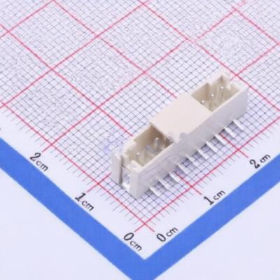China 2.0mm Pitch Vertical SMT Connector JUSHUO AFC20-S10BCA-00 with 250V AC DC Rated Voltage and 2.0A Current for sale