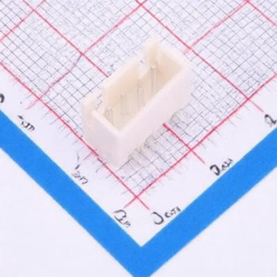 China 2.5mm Plug In Angled Pin Connector Model JUSHUO JS25T S04XHW 00 Suitable for Electronic Applications for sale
