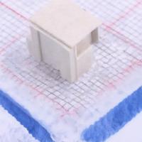 China 2.5mm Vertical Surface Mount Connector JUSHUO AFC25-S02CCA-00 Rated 250V 3A AC DC with Brass Pins and LCP Base for sale