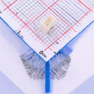 China 1.25mm pitch plug-in right-angle pin header with 52 plus 6 positions JUSHUO JS12T-S02MXW-00 connector for sale