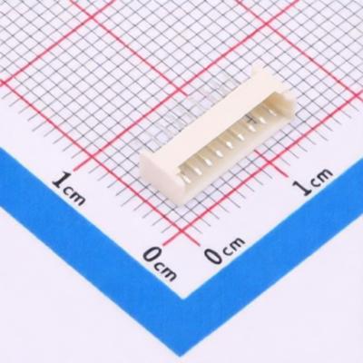 China 1.25mm Plug In Straight Pin Connector JUSHUO JS12T S09MXA 00 Suitable for AC DC 200V 1A Applications for sale