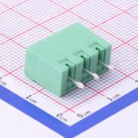 China KANGNEX WJ2EDGVC 5.08 03P 14 00A plug in terminal block with rated voltage 300 volts and PA66 housing for sale