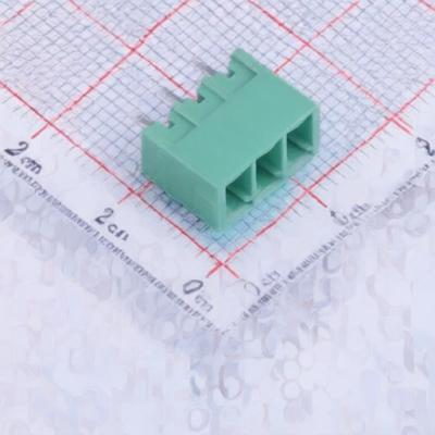 China Plug in terminal block KANGNEX WJ15EDGVC-3.5-03P-14-00A with withstanding voltage AC 1600 and PA66 UL94V0 housing for sale