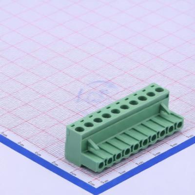 China plug in terminal block with PA66 UL94V 0 housing and copper alloy cage KANGNEX WJ2EDGK 5.08 10P 14 00A for sale