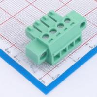 China plug in terminal block KANGNEX WJ15EDGKM 3.81 04P 14 00A with rated voltage 300V and current 8A for sale