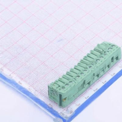 China KANGNEX WJ15EDGK 3.81 16P 14 00A plug in terminal block with AC1600V withstanding voltage and UL IEC for sale