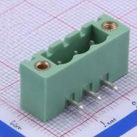 China KANGNEX WJ2EDGRM 5.08 03P 14 00A plug in terminal block rated voltage 320V and current 15A for industrial for sale