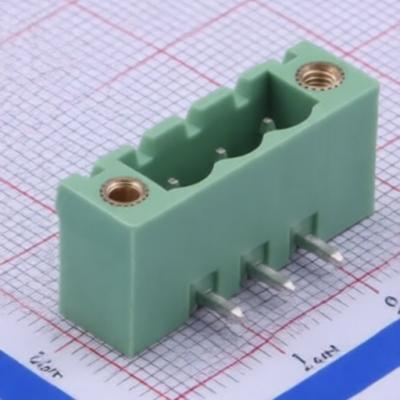 China KANGNEX WJ2EDGRM 5.08 03P 14 00A plug in terminal block rated voltage 320V and current 15A for industrial for sale