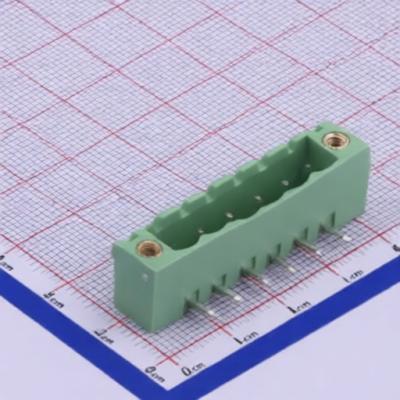 China Durable electrical connector KANGNEX WJ2EDGRM 5.08 06P 14 00A featuring PA66 UL94V 0 housing material for sale