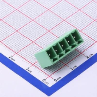 China electrical plug in terminal block KANGNEX WJ15EDGVC 3.81 05P 14 00A with copper alloy tin plated pins for sale