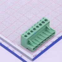 China Durable plug in terminal block KANGNEX WJ2EDGK 5.08 08P 14 00A with nickel plated copper alloy clamp for sale