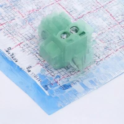 China Durable plug in terminal block KANGNEX WJ15EDGKM 3.81 03P 14 00A rated voltage 300V and current 8A for sale