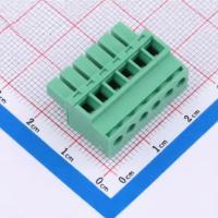 China KANGNEX WJ15EDGKB 3 81 06P 14 00A plug in terminal block with zinc plated steel screws and PA66 housing for sale