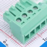 China Secure and plug in terminal block KANGNEX WJ15EDGK 3.81 05P 14 00A for electrical wiring applications for sale
