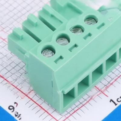 China Secure and plug in terminal block KANGNEX WJ15EDGK 3.81 05P 14 00A for electrical wiring applications for sale