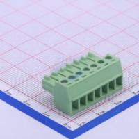 China KANGNEX WJ15EDGK 3.81 07P 14 00A terminal block with PA66 UL94V 0 housing and zinc plated steel screws for sale