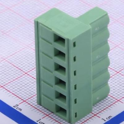 China plug in terminal block KANGNEX WJ2EDGK 5.08 06P 14 00A with 5.08mm pitch and UL IEC certification for sale