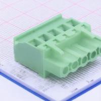 China KANGNEX WJ2EDGKA 5.08 05P 14 00A terminal block featuring copper alloy clamp and PA66 housing material for sale