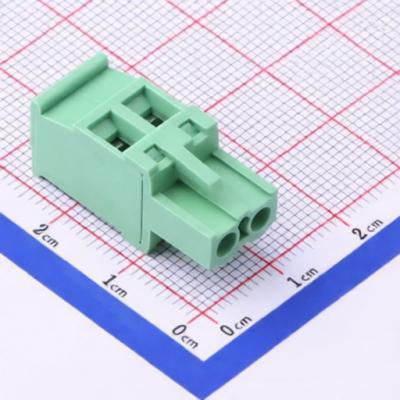 China electrical plug in terminal block KANGNEX WJ2EDGKA 5.08 02P 14 00A with PA66 housing and UL94V 0 rating for sale