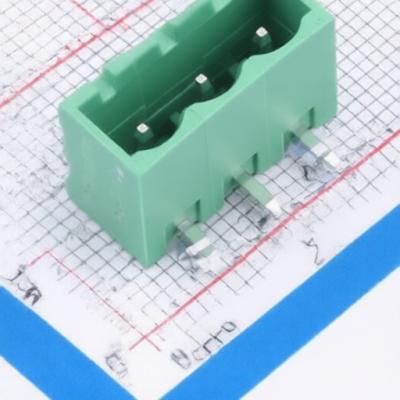China Pin header plug in terminal block KANGNEX WJ2EDGRC 5.08 03P 14 00A with copper alloy tin plated pins for sale