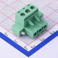 China KANGNEX WJ2EDGKM 5.08 03P 14 00A terminal block with screw clamp connection and PA66 UL94V 0 housing for sale