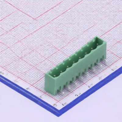 China electrical connection terminal block KANGNEX WJ2EDGRC 5.08 08P 14 00A with tin plated copper alloy pins for sale