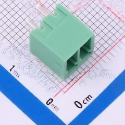 China KANGNEX WJ15EDGVC 3.5 02P 14 00A terminal block with 3.5 millimeter pitch and rated current 8 amperes for sale