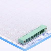 China electrical plug in terminal block KANGNEX WJ15EDGVM 3.81 10P 14 00A with copper alloy tin plated pins for sale