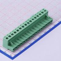 China electrical connection solution KANGNEX WJ2EDGK 5.08 16P 14 00A plug in terminal block with steel screws for sale