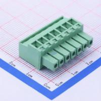 China Electrical connection terminal block KANGNEX WJ15EDGKB-3.81-07P-14-00A with zinc plated steel screws for sale