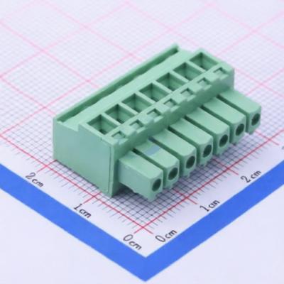 China Electrical connection terminal block KANGNEX WJ15EDGKB-3.81-07P-14-00A with zinc plated steel screws for sale