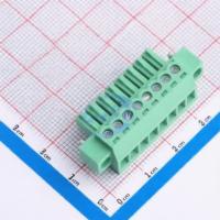 China electrical plug in terminal block KANGNEX WJ15EDGKM-3.5-08P-14-00A rated voltage 300V and current 8A for sale