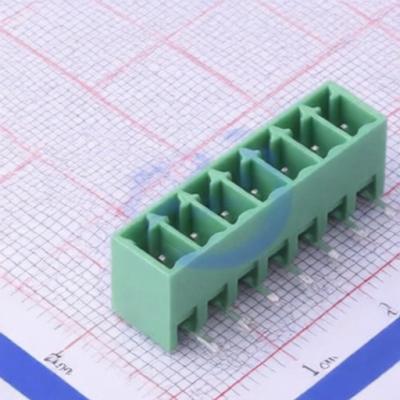 China plug in terminal block KANGNEX WJ15EDGRC 3.81 07P 14 00A with copper alloy tin plated pin header for sale