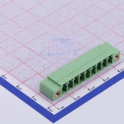 China Durable plug in terminal block KANGNEX WJ15EDGVM 3.81 09P 14 00A with copper alloy tin plated pin header for sale