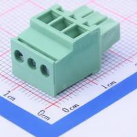 China KANGNEX WJ15EDGKB 3 81 03P 14 00A plug in terminal block featuring nickel plated copper alloy clamp for sale