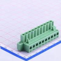 China KANGNEX WJ2EDGKM 5.08 10P 14 00A terminal block with rated current 10 amps and wire range 24 to 12 AWG for sale