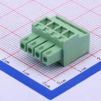 China Electrical connector plug in terminal block 3.81 pitch KANGNEX WJ15EDGKA 3.81 04P 14 00A performance for sale