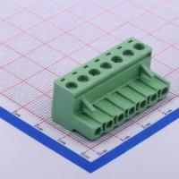 China KANGNEX WJ2EDGK 5.08 07P 14 00A plug in terminal block rated voltage 300V and current 10A with PA66 housing for sale