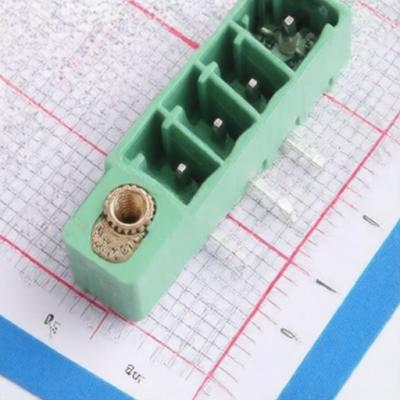 China plug in terminal block KANGNEX WJ15EDGRM 3.5 04P 14 00A with PA66 housing and tin plated copper pins for sale