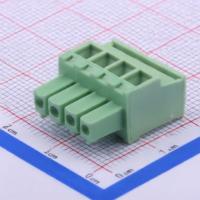 China KANGNEX WJ15EDGKB 381 04P 14 00A plug in terminal block featuring PA66 UL94V 0 housing in multiple colors for sale