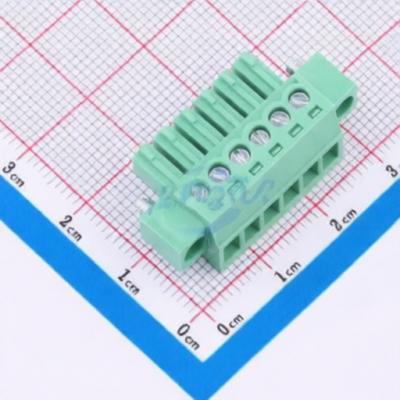 China electrical plug in terminal block KANGNEX WJ15EDGKM 3.5 06P 14 00A with 3.5mm pitch and 8A current rating for sale