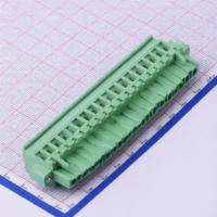 China electrical connection terminal block KANGNEX WJ2EDGKAM 5.08 18P 14 00A with zinc plated steel screws for sale