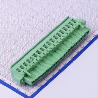 China electrical connection terminal block KANGNEX WJ2EDGKAM 5.08 18P 14 00A with zinc plated steel screws for sale
