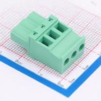 China Plug In Terminal Block KANGNEX WJ2EDGKB 5.08 03P 14 00A with Materials and UL IEC Certifications for sale