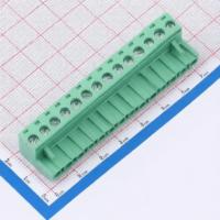 China Electrical connection terminal block KANGNEX WJ2EDGK 5.08 14P 14 00A rated 300 volts and 10 amps for sale